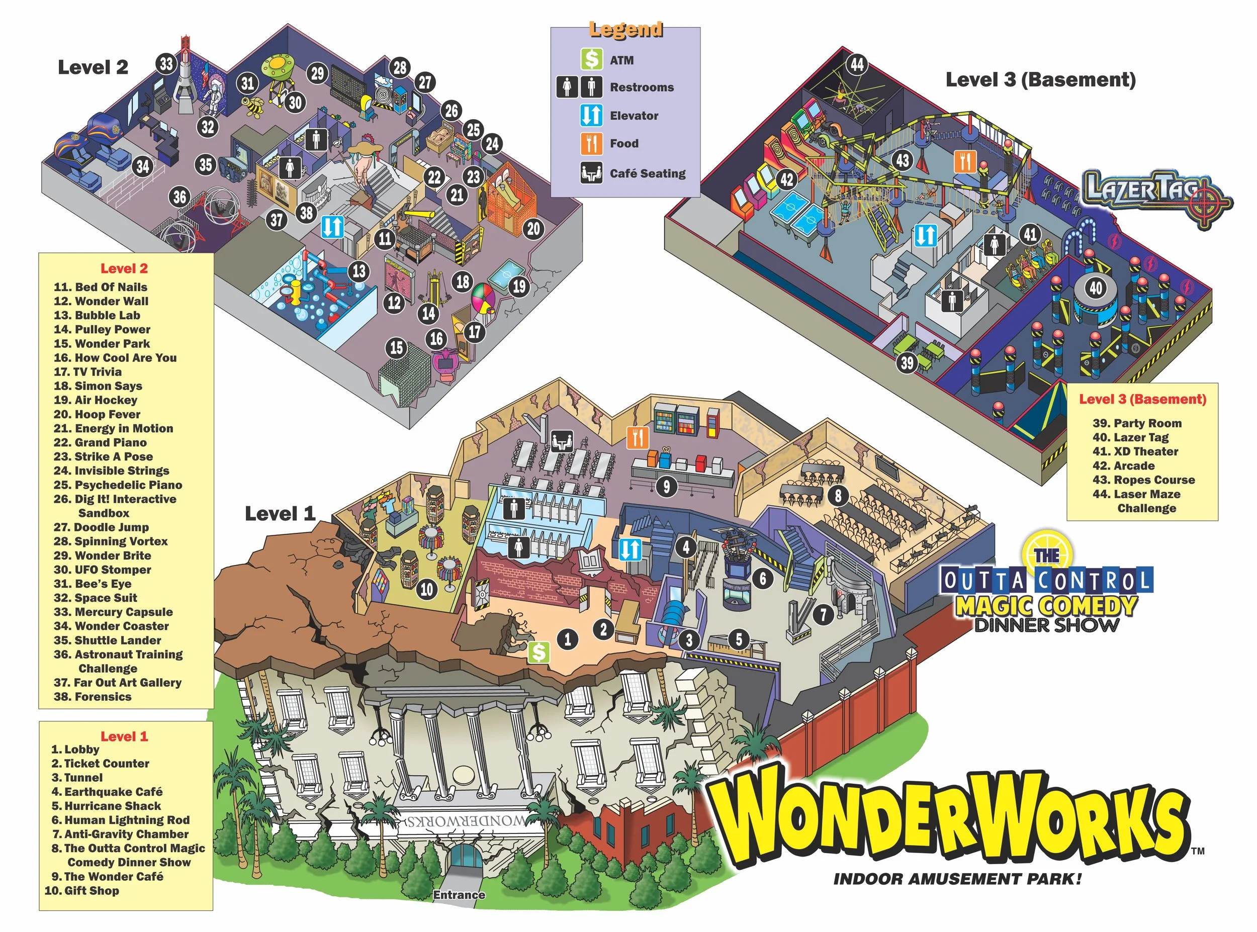 Citigraph Theme Park and Attraction Map Design Examples — Citigraph ...