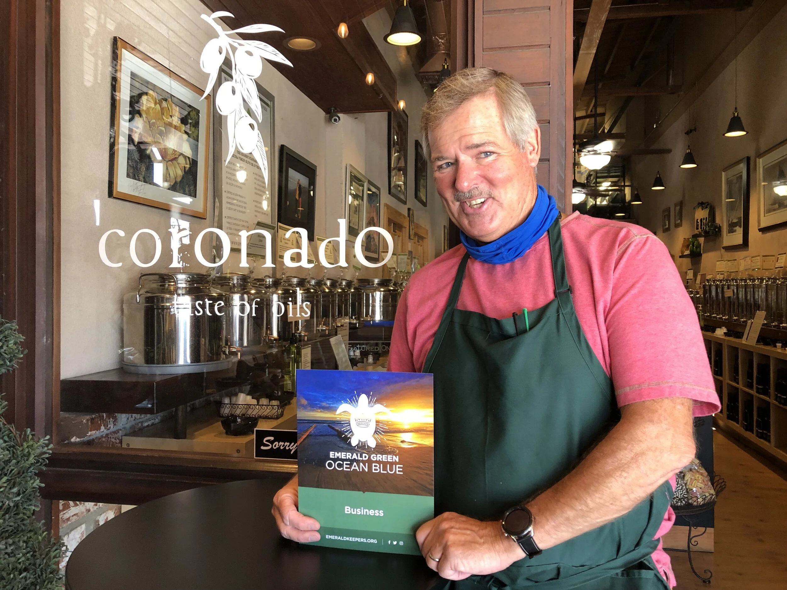 Celebrate Coronado Taste of Oils -- An Emerald Green, Ocean Blue ...