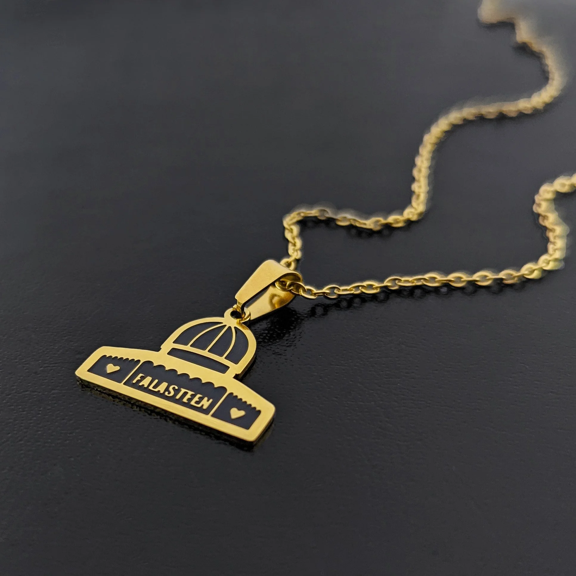 18K Vermeil Gold FFL Symbol Earrings — SA Studio
