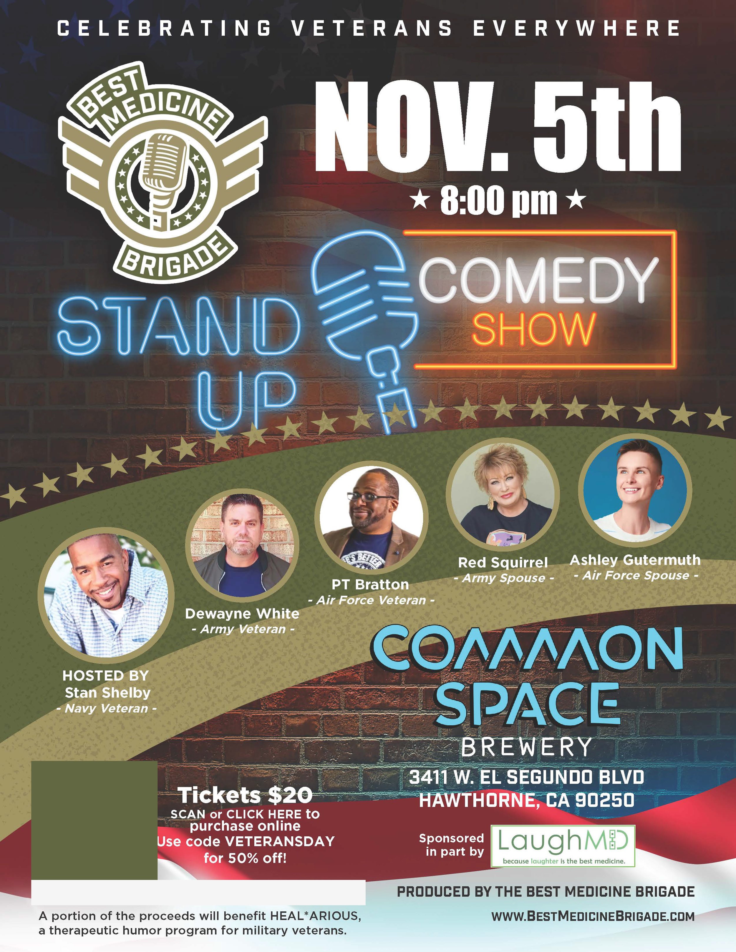 Best Medicine Brigade Stand Up Comedy Show — Common Space Brewery