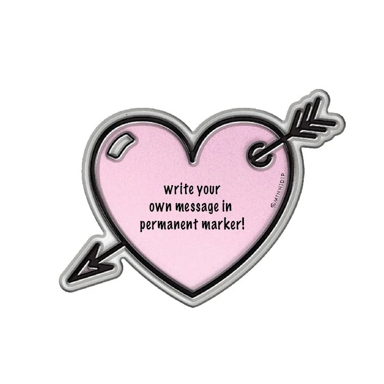 POOL FL(AIR)™ in HEART ENAMEL PIN (WRITE-IN) — MINNIDIP LUXE INFLATABLE ...
