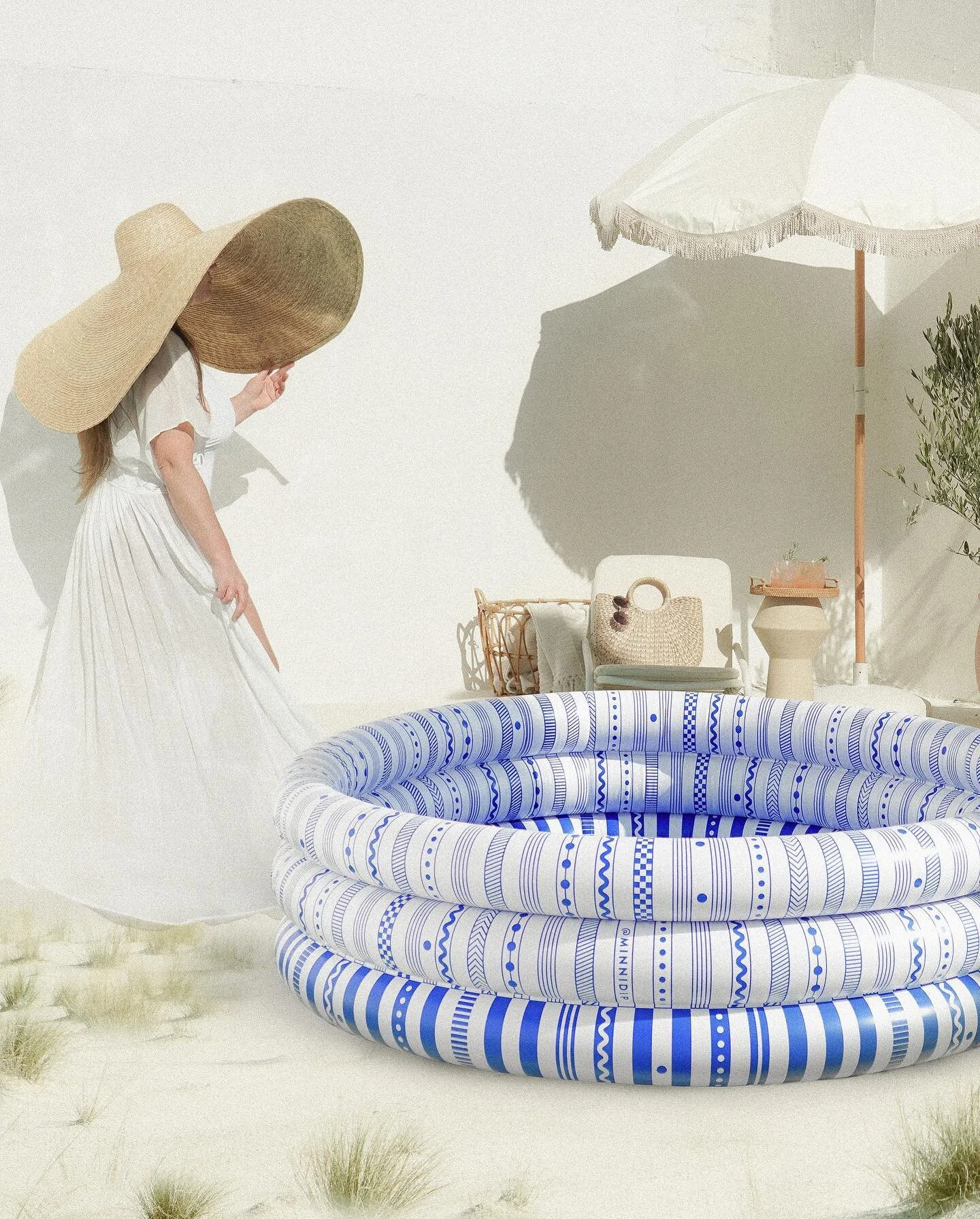 POOL FL(AIR)™ in UNICORN — MINNIDIP LUXE INFLATABLE POOLS BY LA VACA