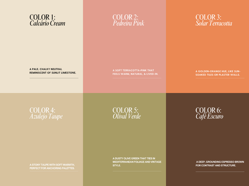 Color Palettes for Surface Pattern Designers
