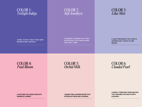 Color Palettes for Surface Pattern Designers
