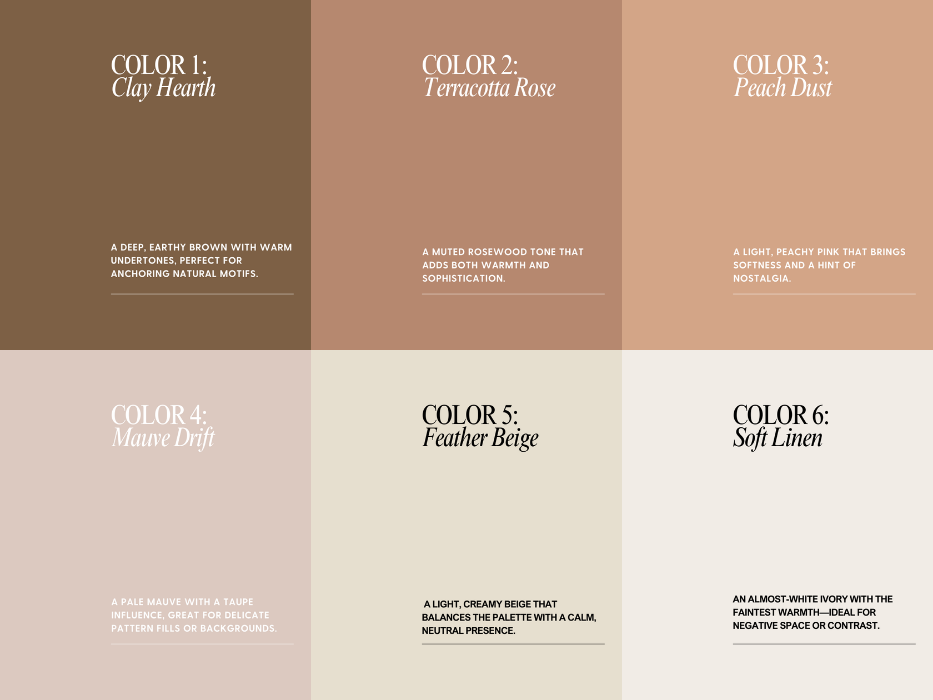 Color Palettes for Surface Pattern Designers