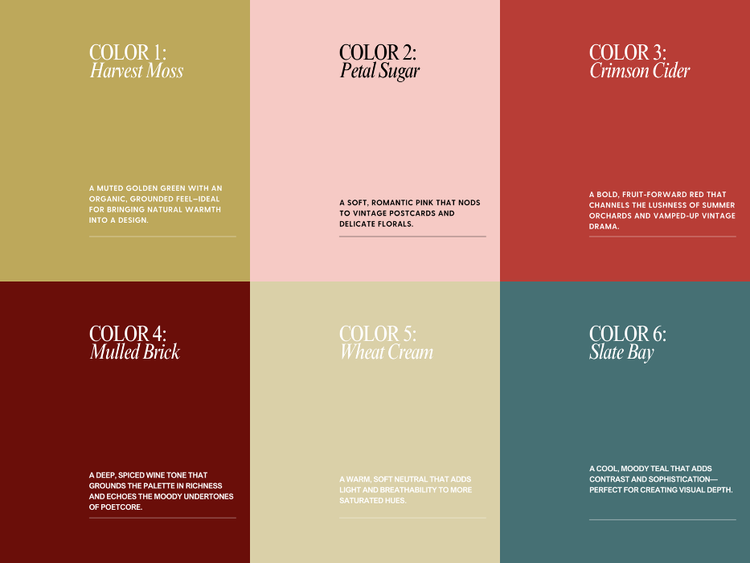 Color Palettes for Surface Pattern Designers