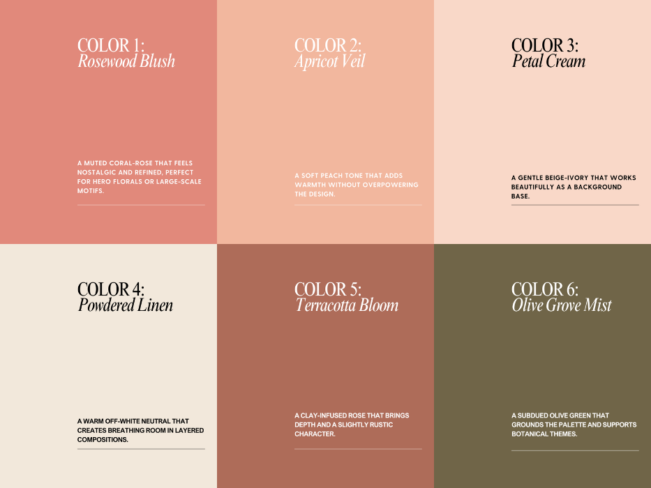 Color Palettes for Surface Pattern Designers