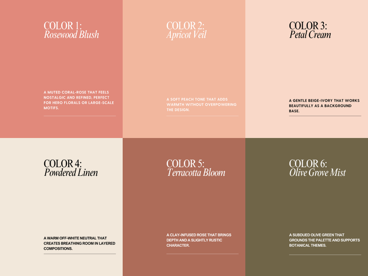 Color Palettes for Surface Pattern Designers
