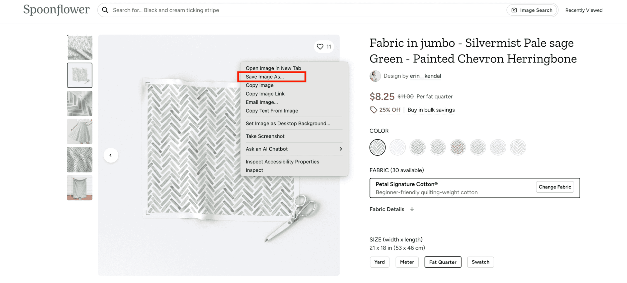 How to Save Spoonflower Product Mockup Images (Updated 2025)