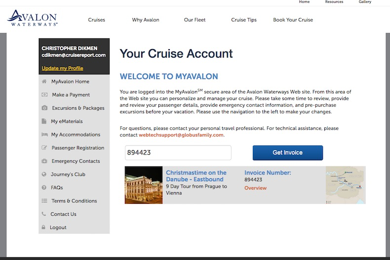 Documents and Website — CruiseReport