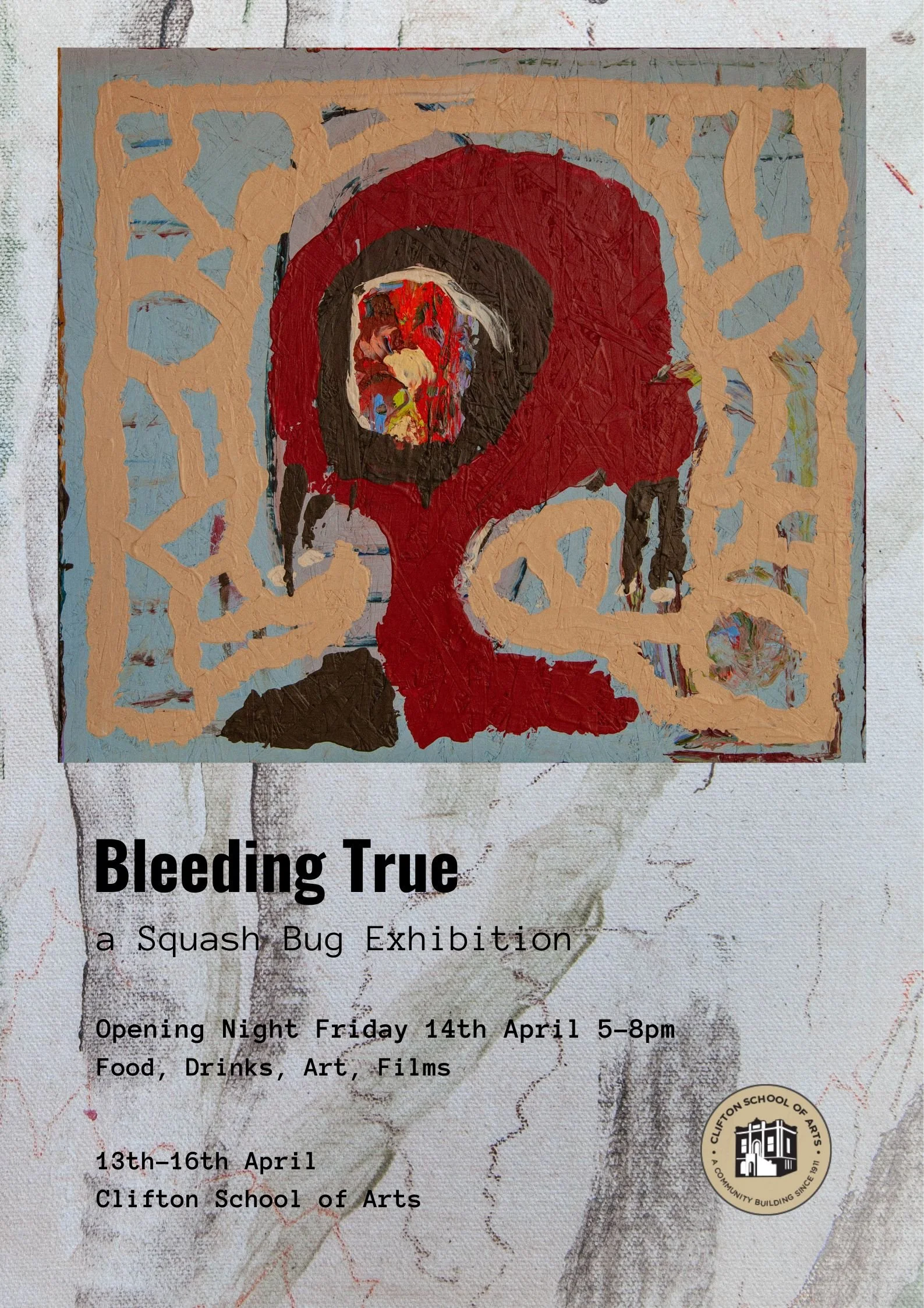 BLEEDING TRUE AN EXHIBITION BY SQUASH BUG — wanderer.