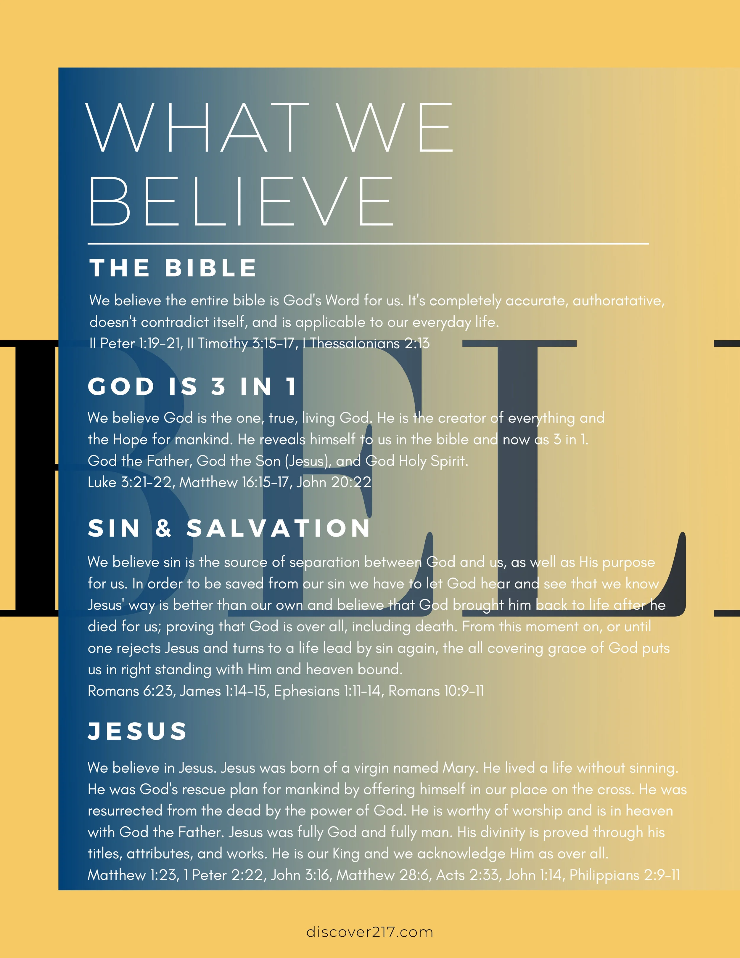 Who We Are — Discover Church