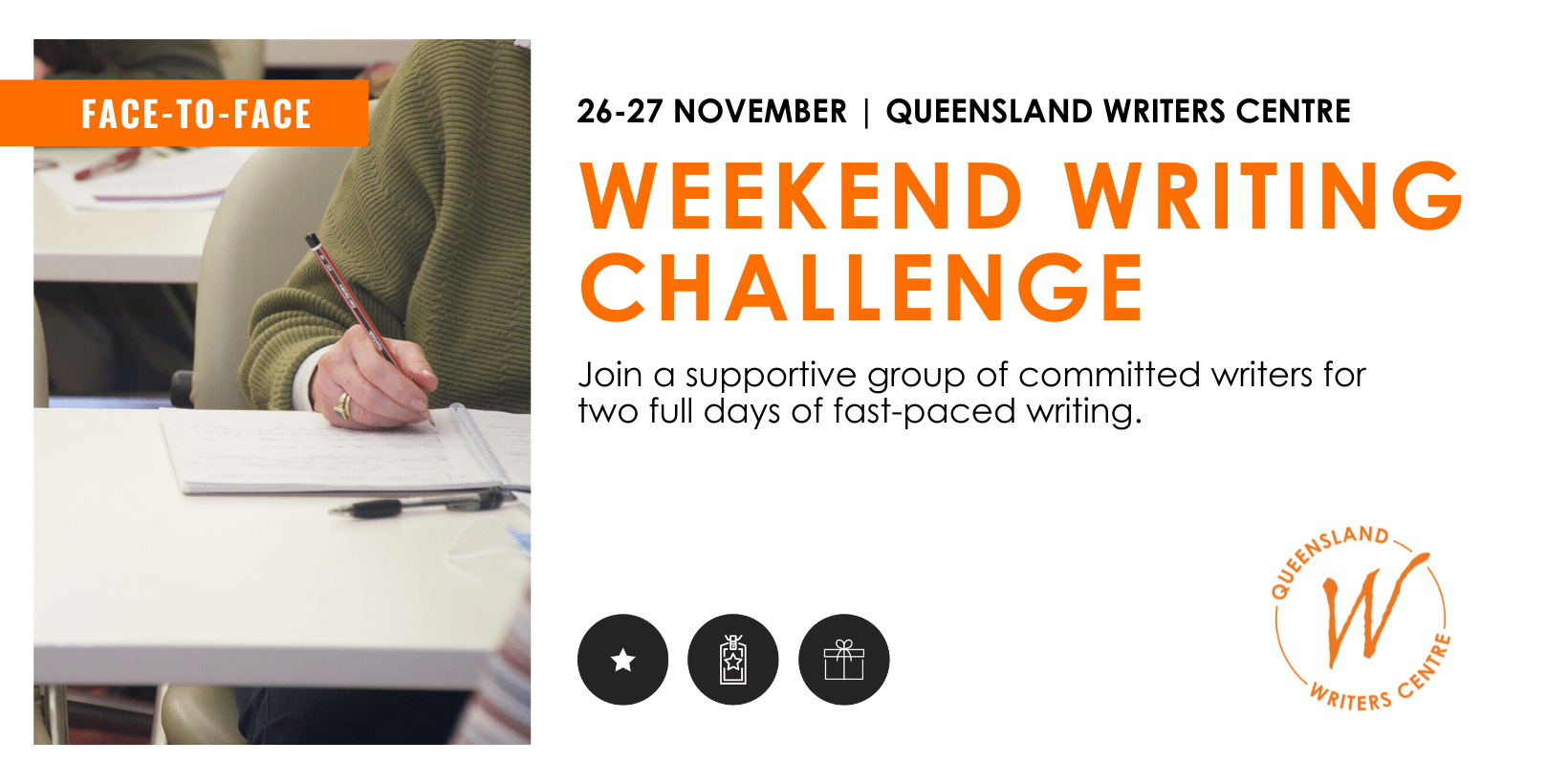 Weekend Writing Challenge - November — Queensland Writers Centre