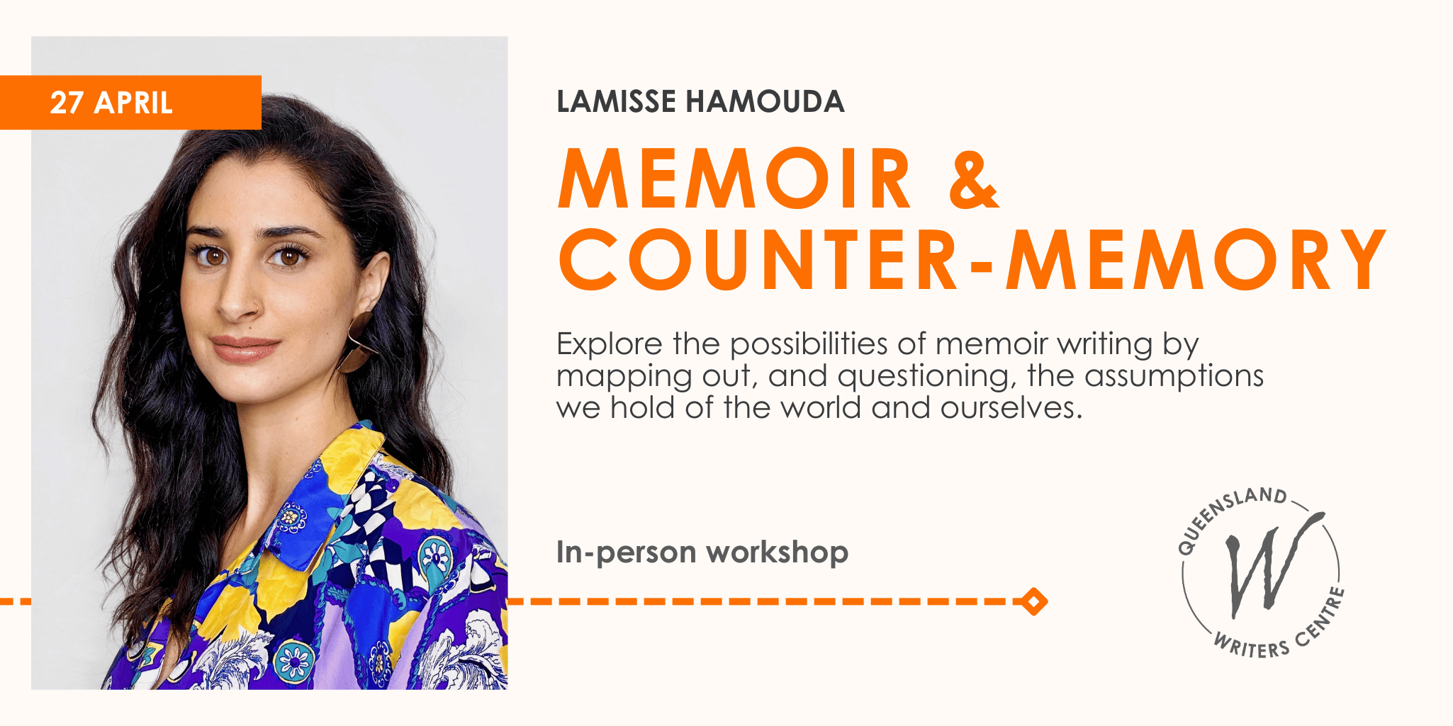 Memoir & Counter-Memory with Lamisse Hamouda — Queensland Writers Centre