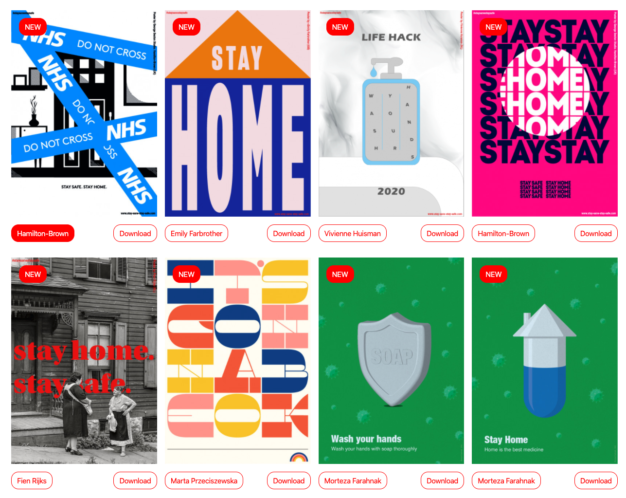 'Stay Sane Stay Safe' initiative is a database of beautiful COVID ...
