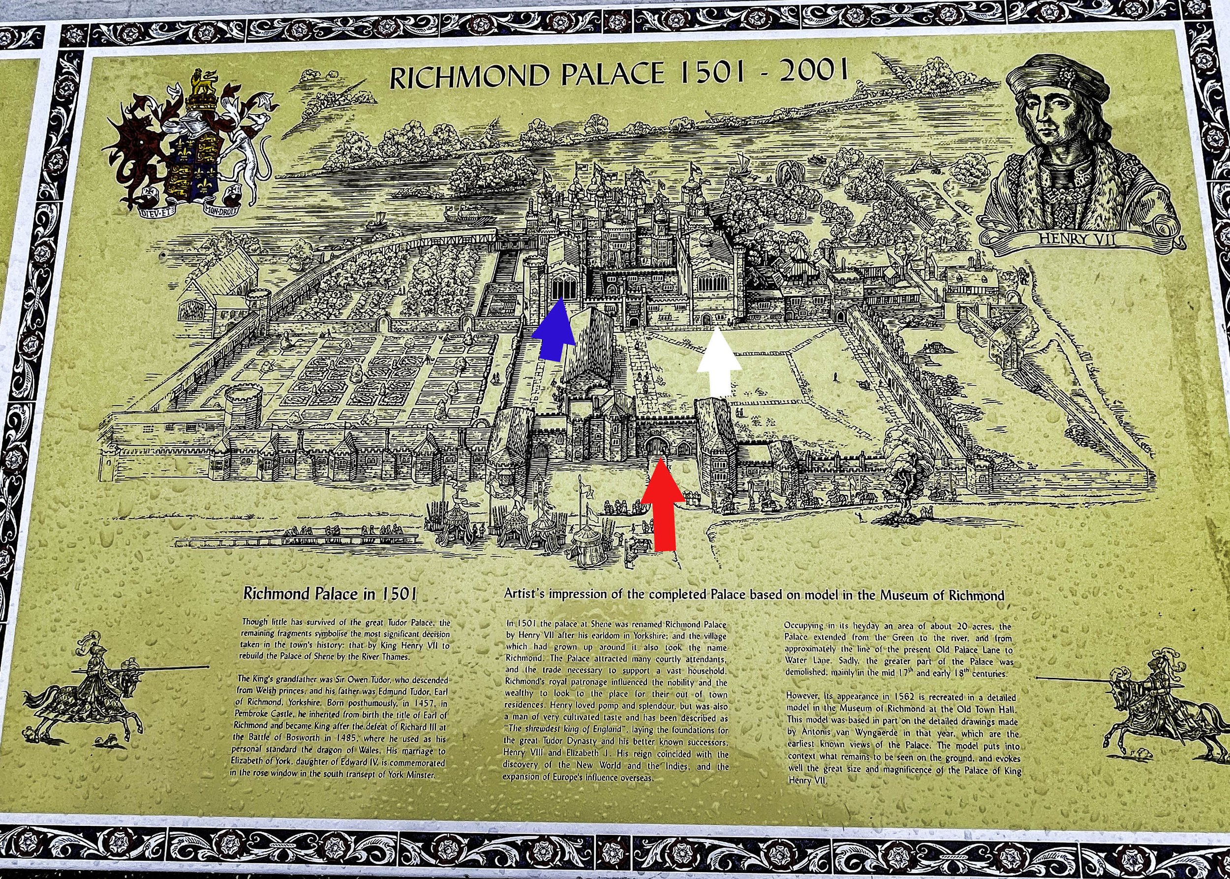 Richmond Palace, much loved home to the Tudors and once a stunning ...