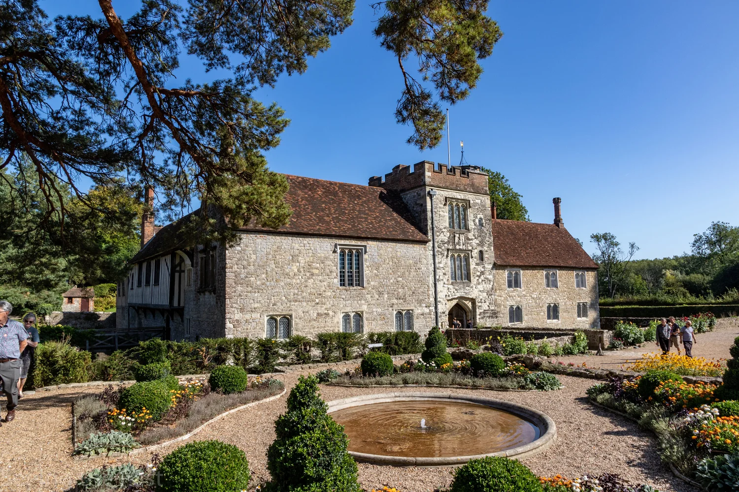 Ightham Mote; a 700 year old magnificent, medieval moated manor house ...