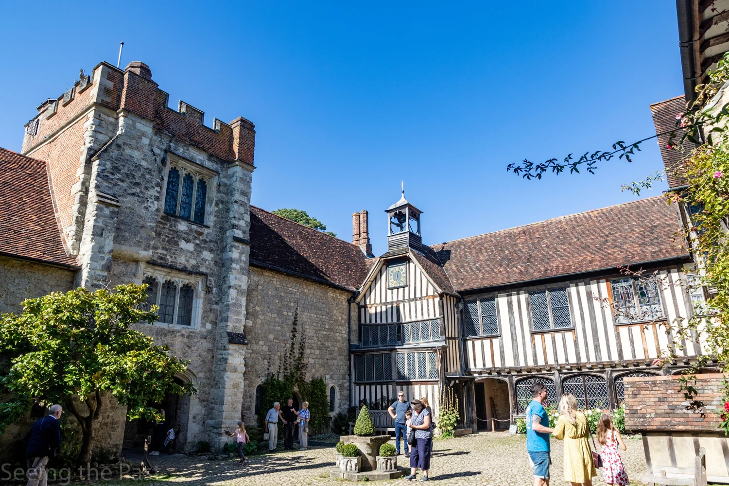 Ightham Mote; a 700 year old magnificent, medieval moated manor house ...