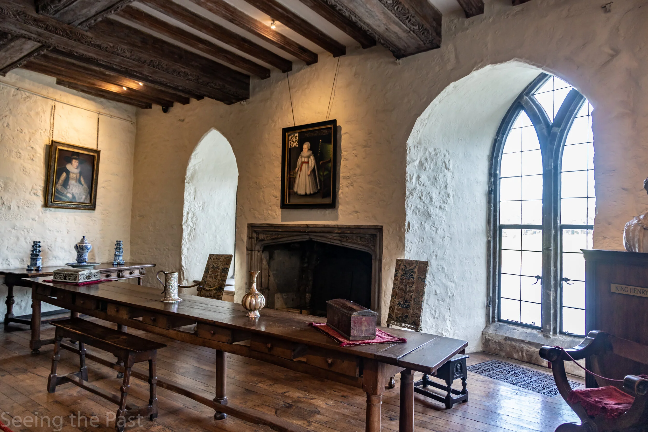 Leeds Castle; "On an autumnal evening, when the bracken is golden and a ...