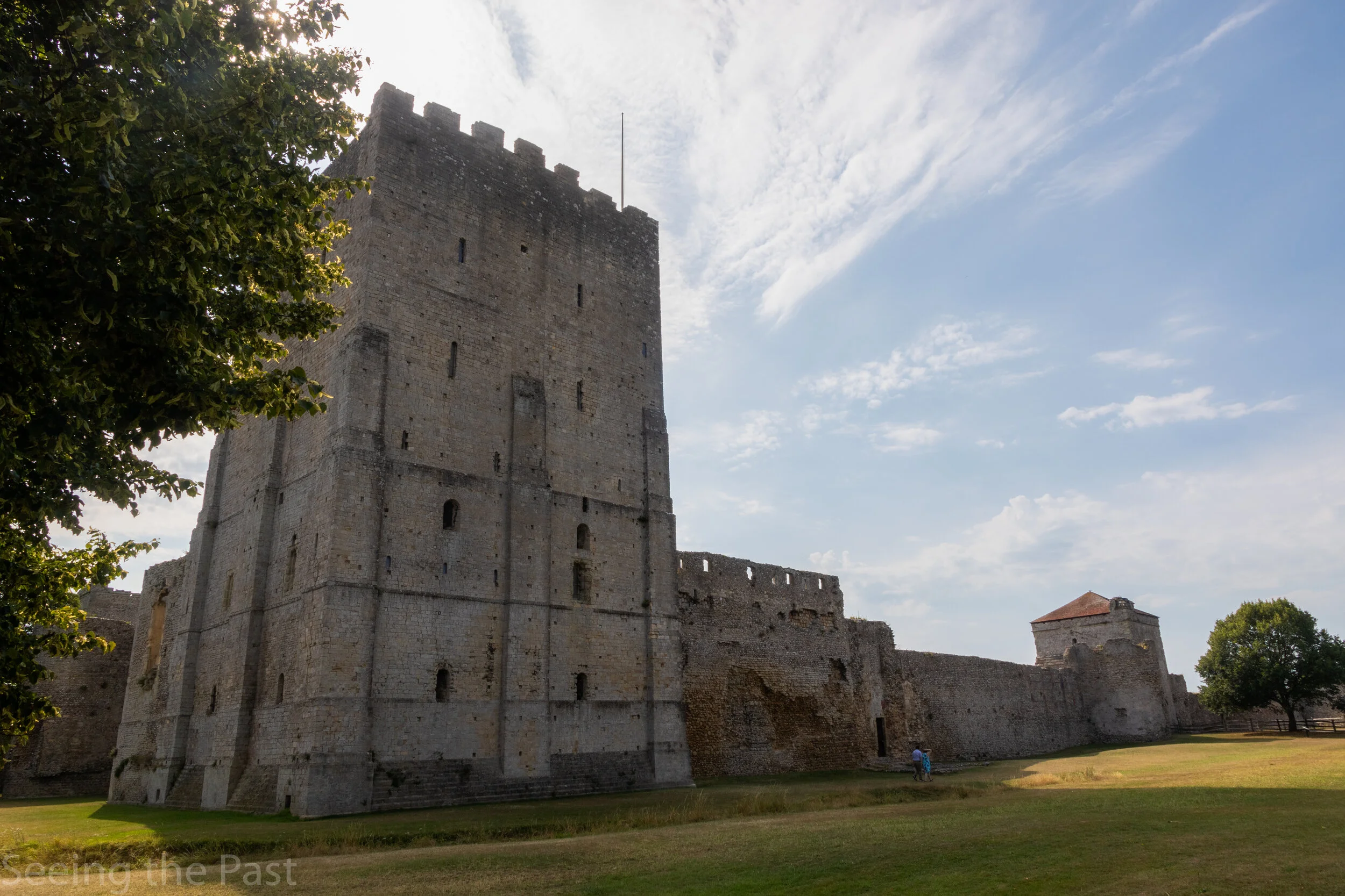 Portchester Castle, a medieval castle within a Roman fort. — Seeing the ...