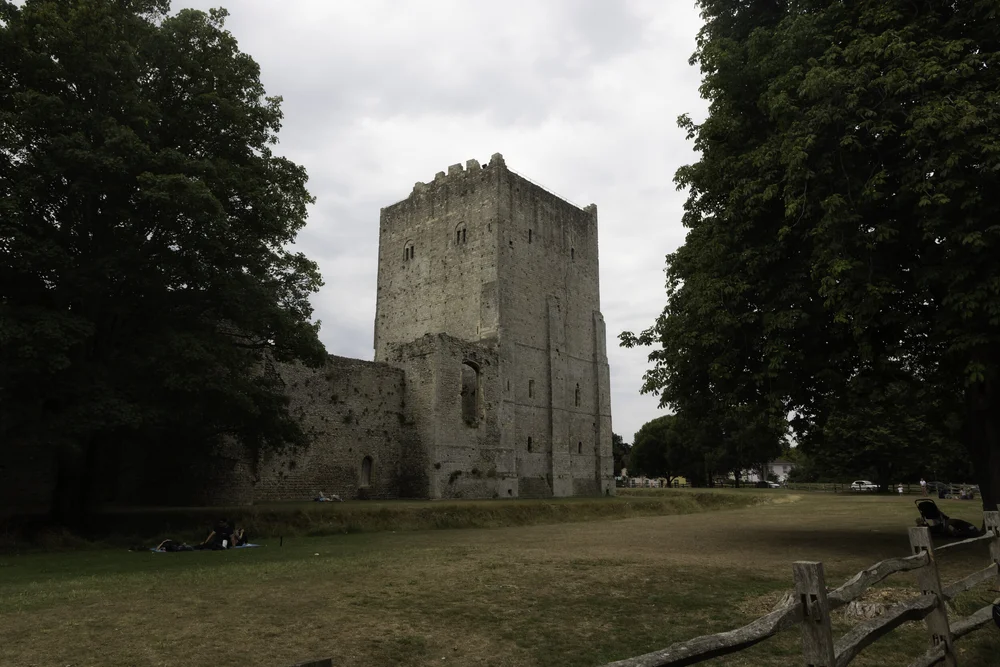 Portchester Castle, a medieval castle within a Roman fort. — Seeing the ...
