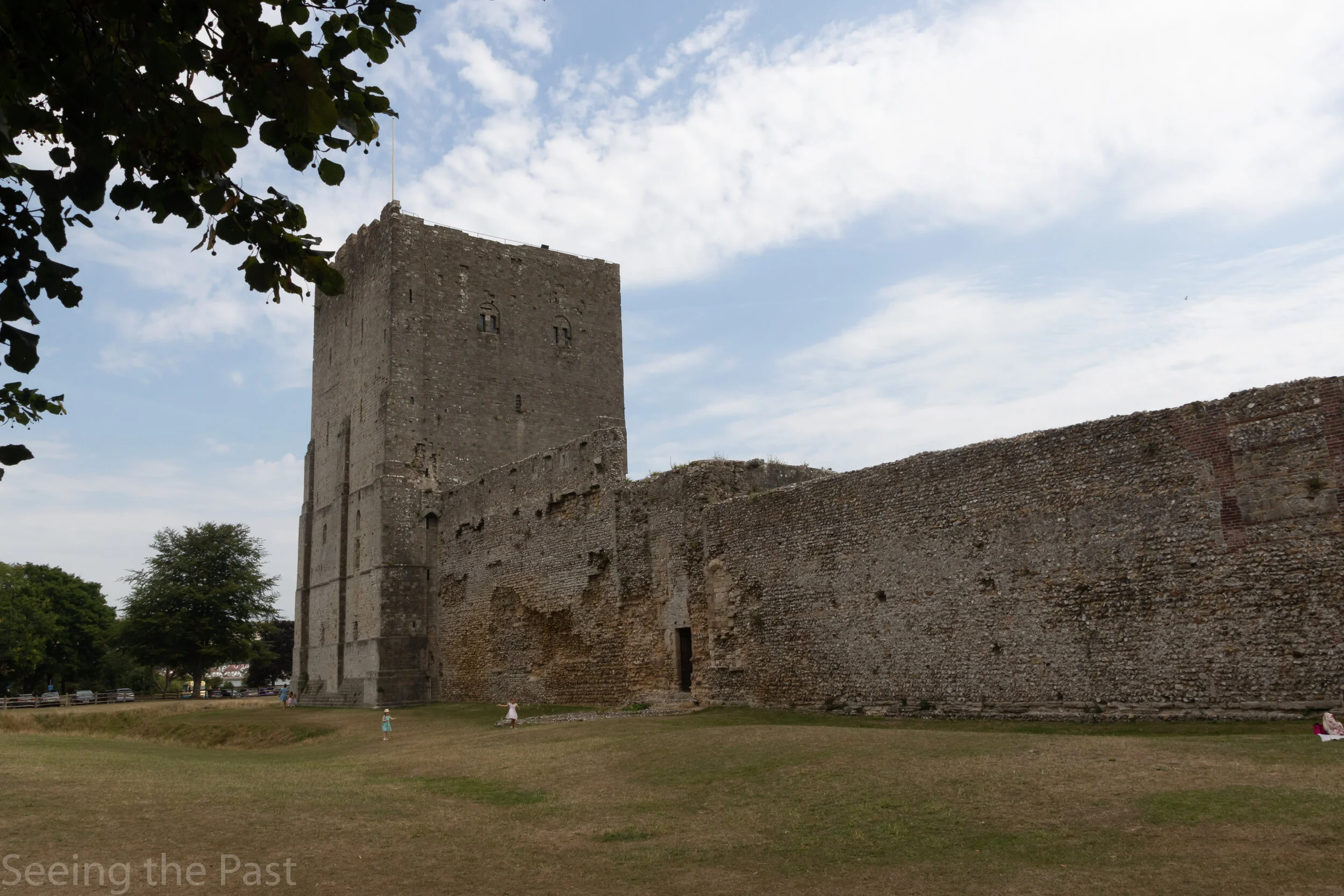 Portchester Castle, a medieval castle within a Roman fort. — Seeing the ...