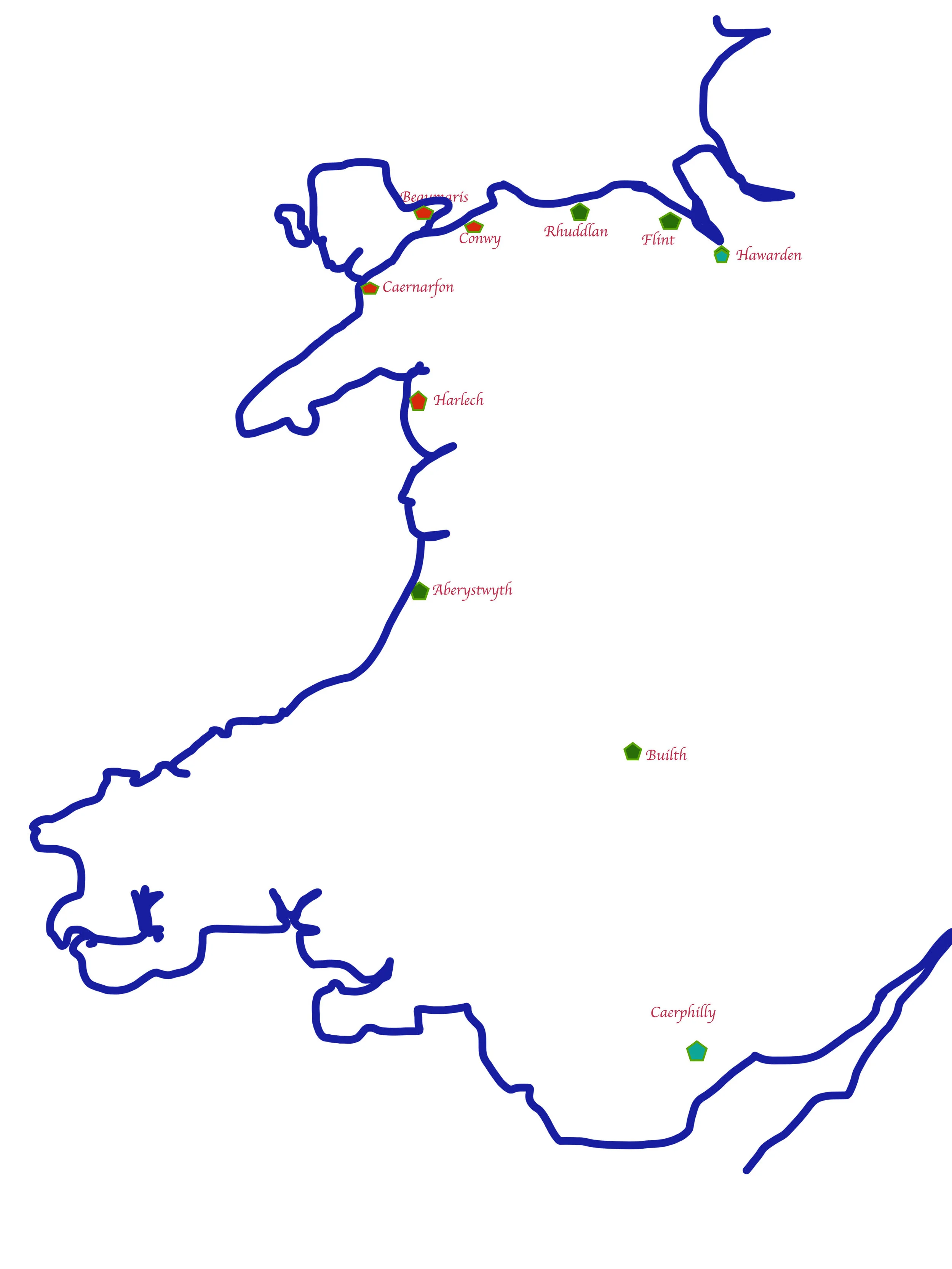 Why did Edward I build castles in North Wales? — Seeing the past