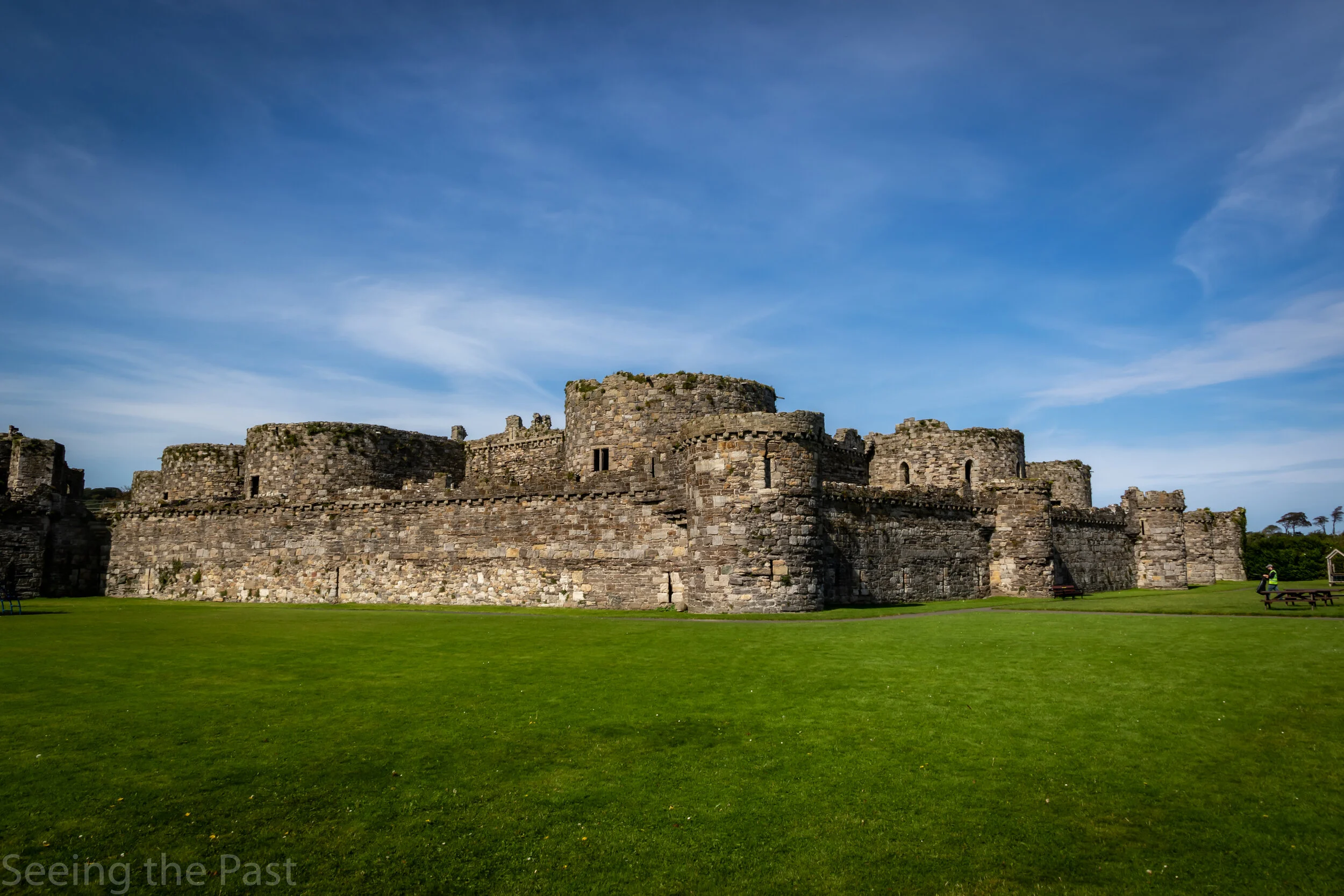 Beaumaris Castle; possibly the greatest British Castle if only it had ...