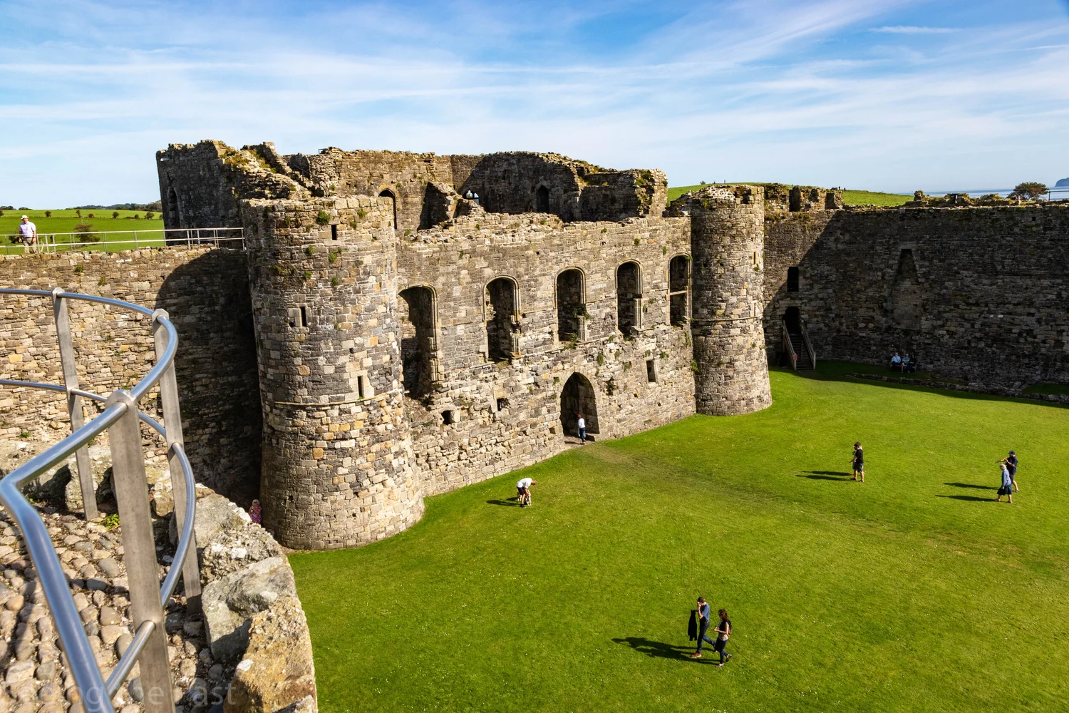 Beaumaris Castle; possibly the greatest British Castle if only it had ...