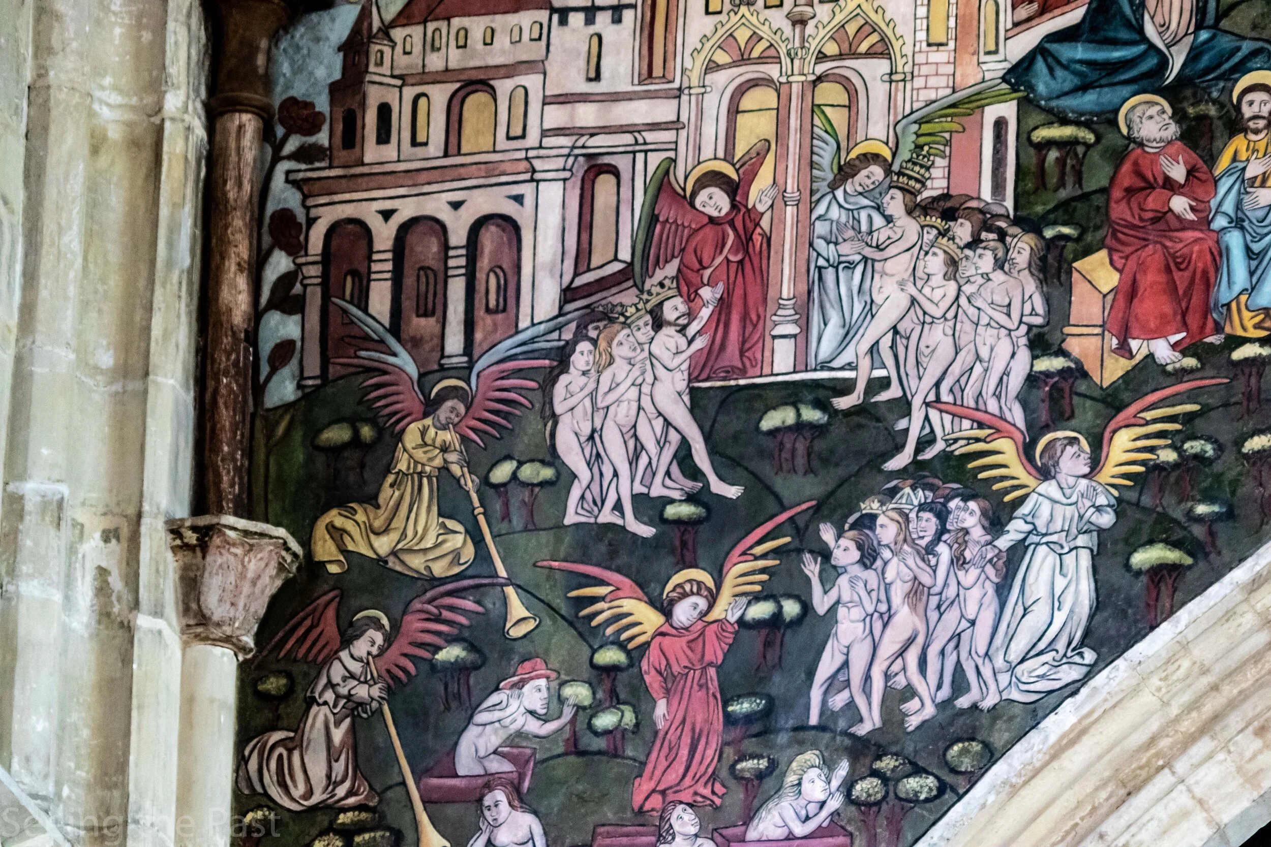 Salisbury has the best doom painting in Britain. A mind blowing piece ...