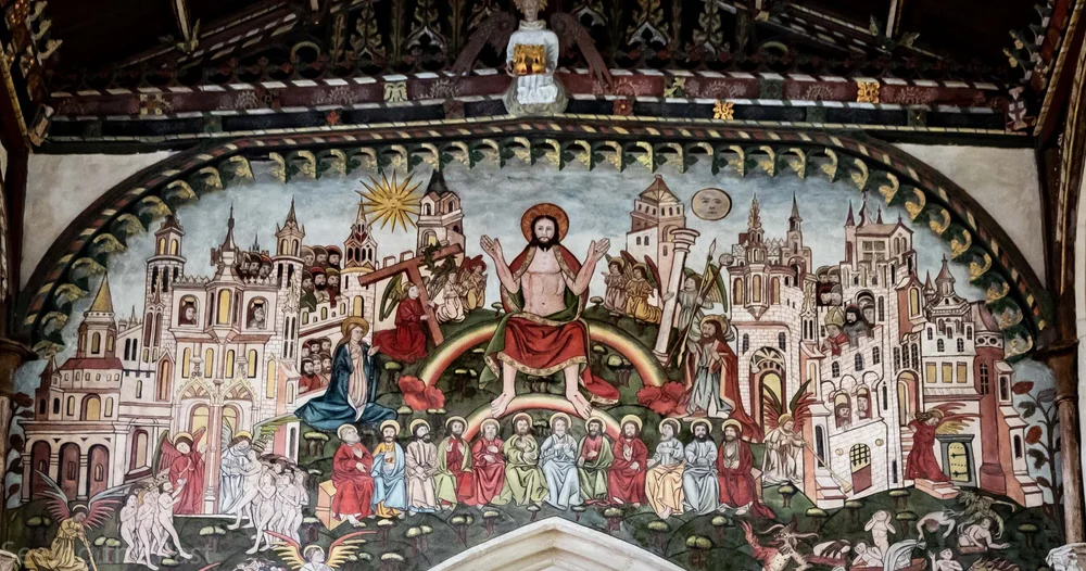 Salisbury has the best doom painting in Britain. A mind blowing piece ...