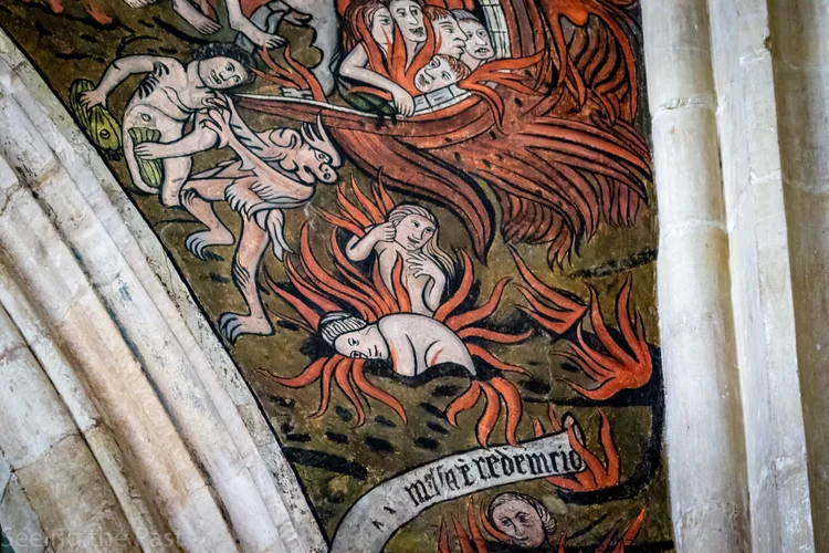 Salisbury has the best doom painting in Britain. A mind blowing piece ...