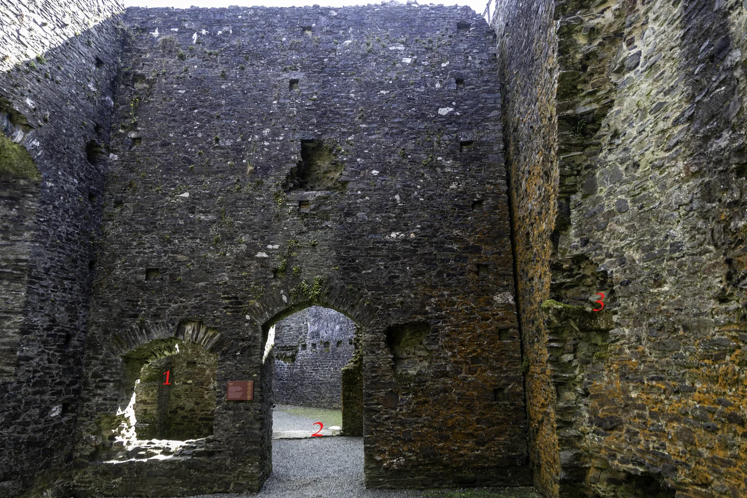 Restormel Castle; Situated in beautiful Cornish countryside and seen as ...