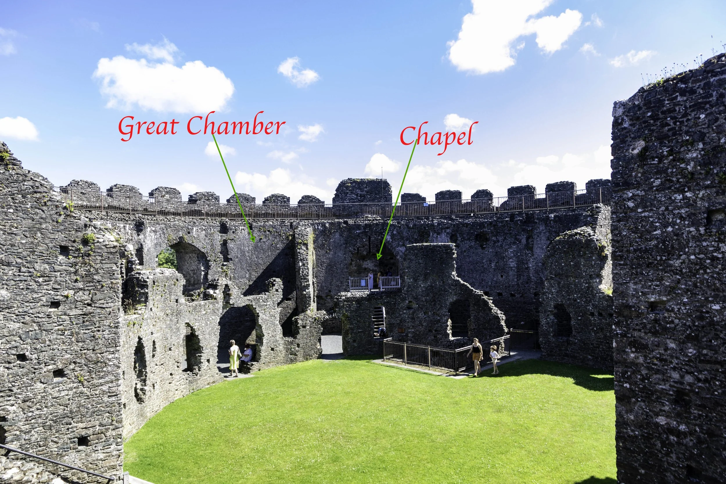 Restormel Castle; Situated in beautiful Cornish countryside and seen as ...