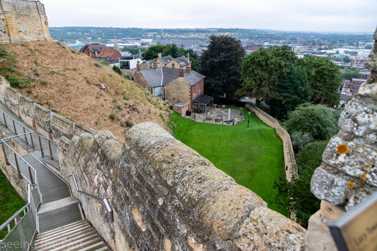 Lincoln Castle; a centre of national events, walk the entire curtain ...