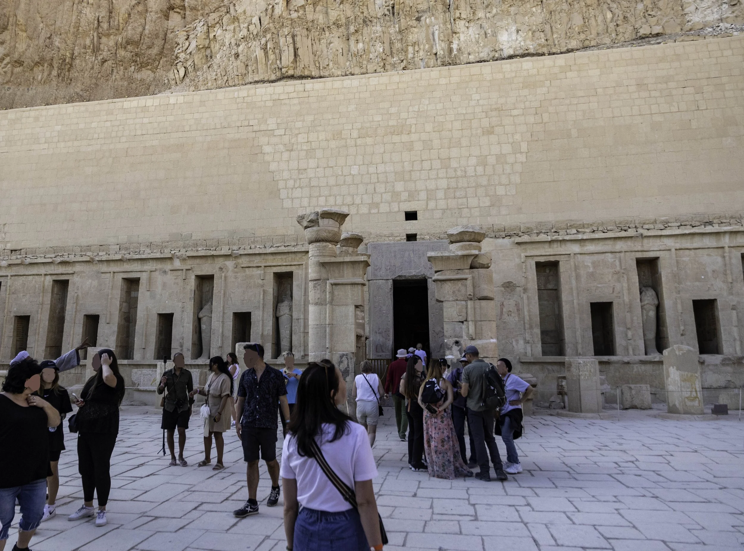 Deir el-Bahari; the stunning mortuary temple of the female pharaoh of ...