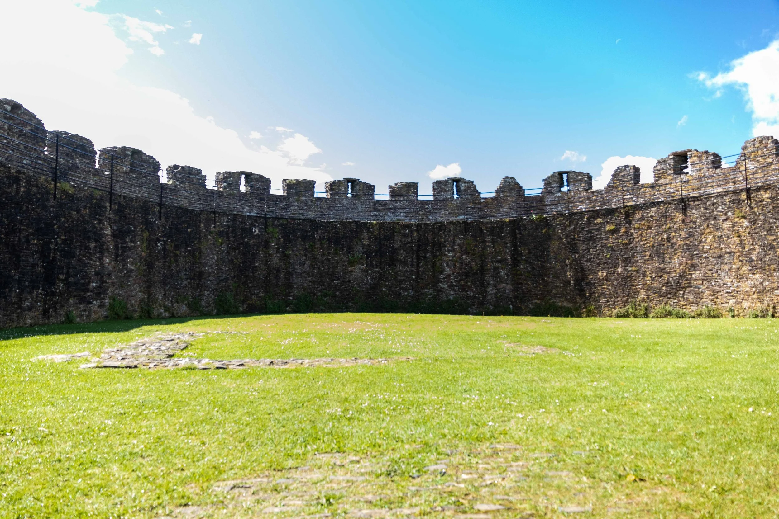 Totnes Castle; One of the earliest and best preserved examples of a ...