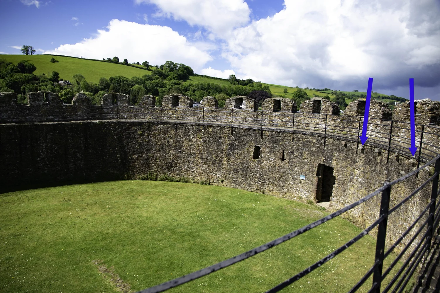 Totnes Castle; One of the earliest and best preserved examples of a ...