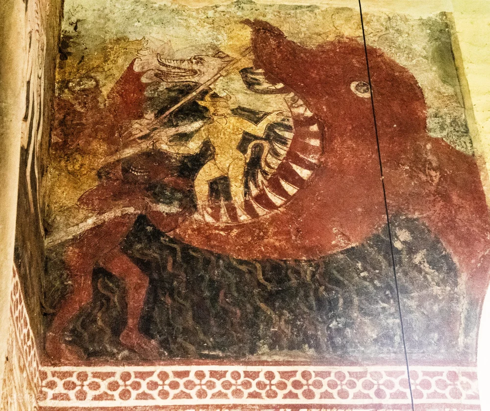 South Leigh Medieval Doom Painting's Vision of the Last Judgement. Were ...