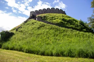 Totnes Castle; One of the earliest and best preserved examples of a ...