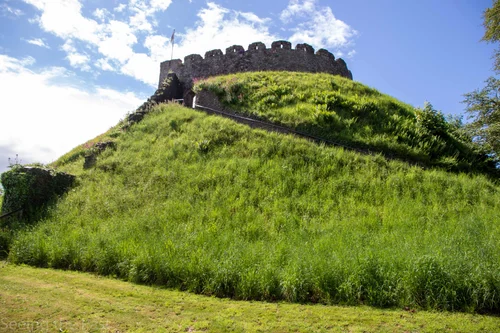 Totnes Castle; One of the earliest and best preserved examples of a ...