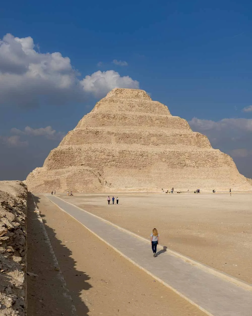 Pharaoh Djoser and the world's first pyramid at Saqqara. — Seeing the past
