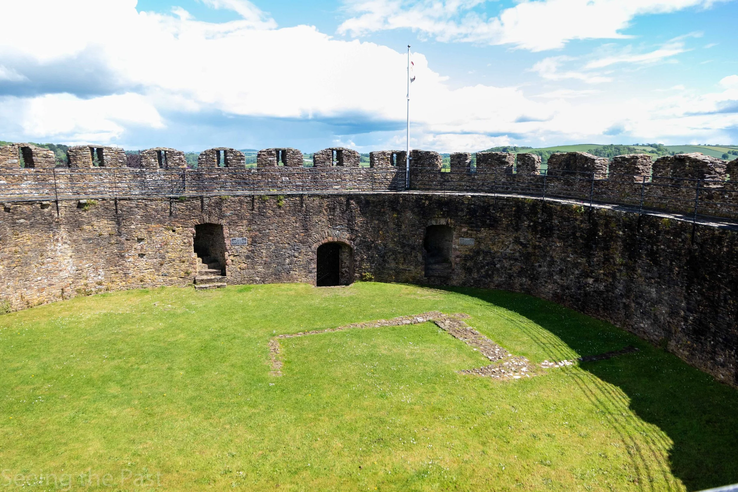 Totnes Castle; One of the earliest and best preserved examples of a ...
