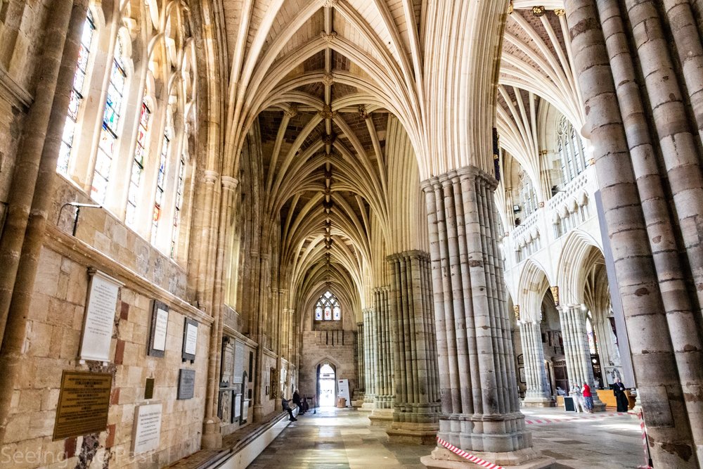 Exeter Cathedral; acknowledged as the most complete example of ...