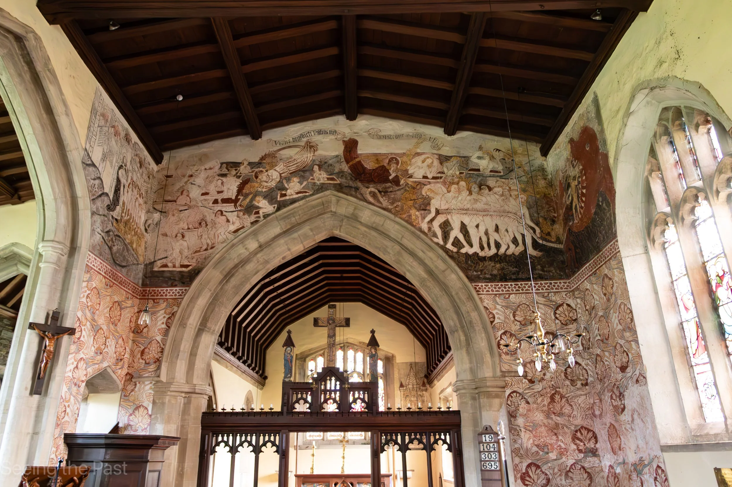 South Leigh Medieval Doom Painting's Vision of the Last Judgement. Were ...