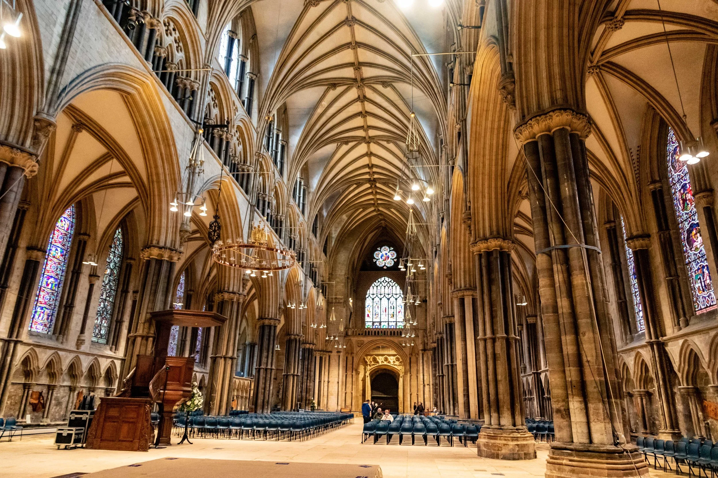 Lincoln Cathedral, an awesome gothic building with loads of treasures ...