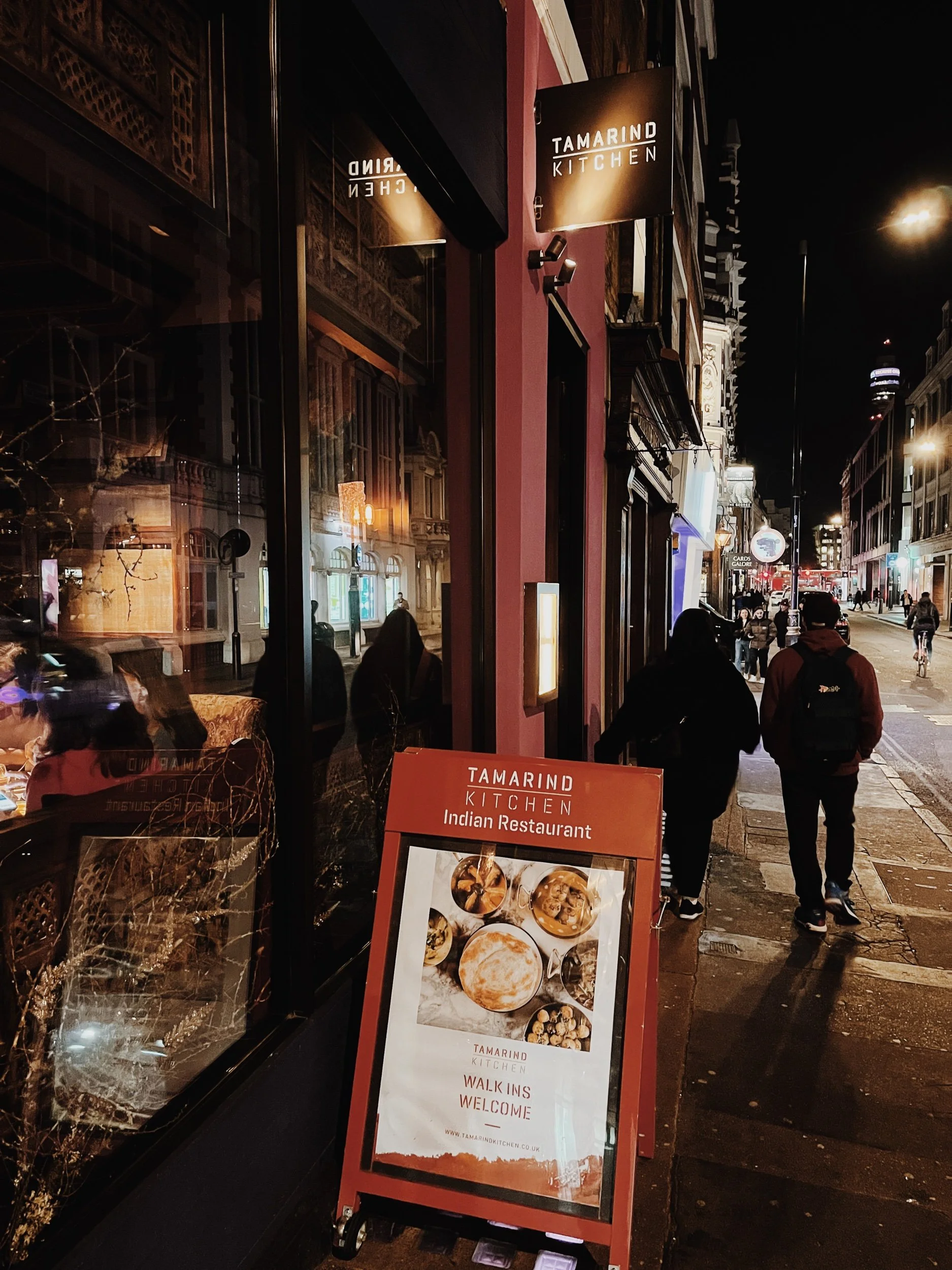 Dinner at Tamarind Kitchen, Soho — Julia's Bookcase
