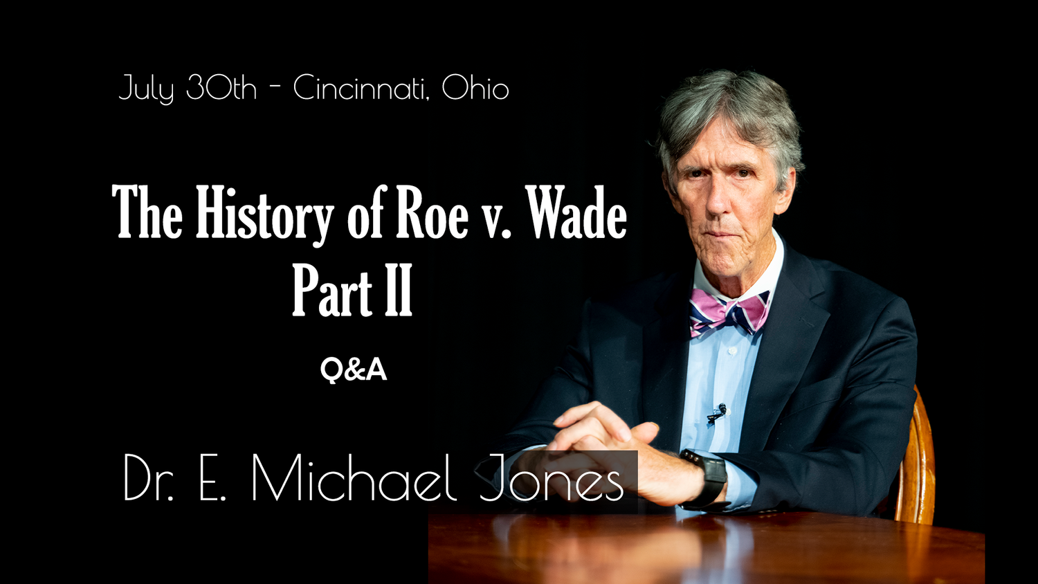 E. Michael Jones: The History of Roe v. Wade Part II by Culture Wars ...