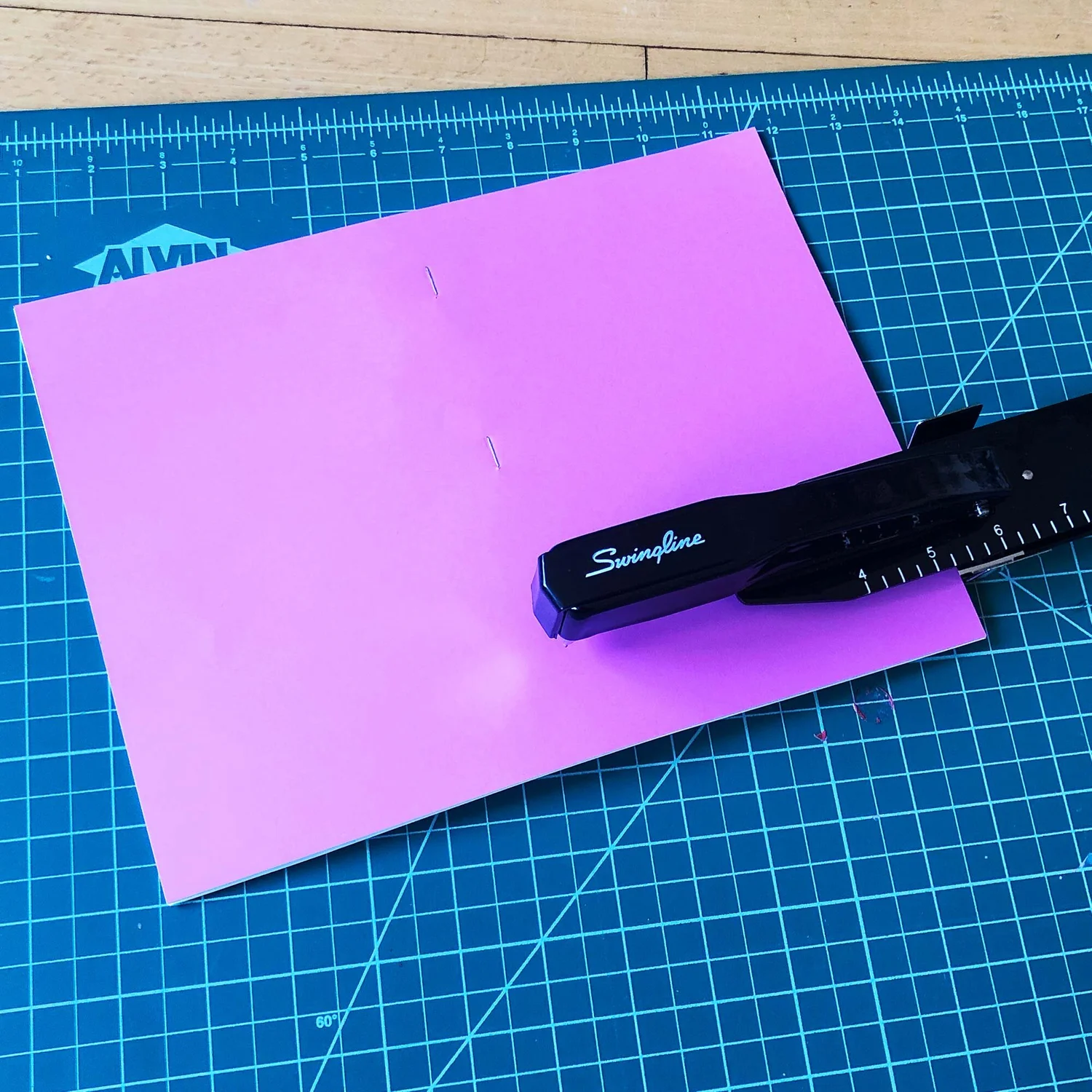How to Make a Booklet with a Long Reach Stapler — The Studio Manager