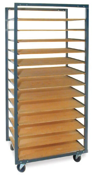 Best Ware Carts and Mobile Shelves for Pottery, Ceramics, and Sculpture ...